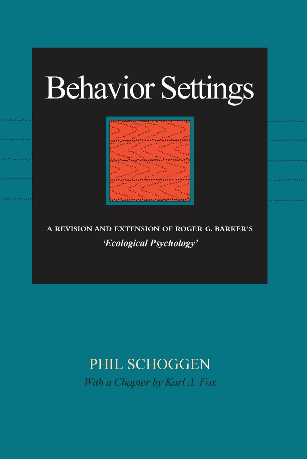 Behavior Settings | Stanford University Press